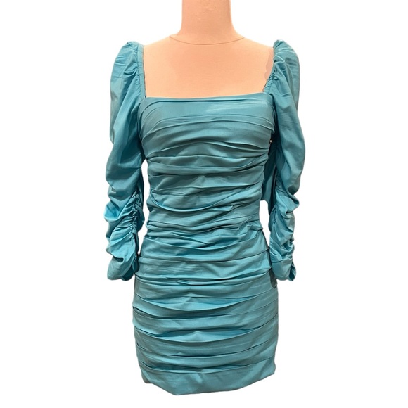 DO+BE | Dresses | Dobe Long Sleeve Ruched Mini Dress | Poshmark